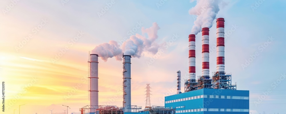 Factory implementing waste-to-energy processes, waste reduction ...