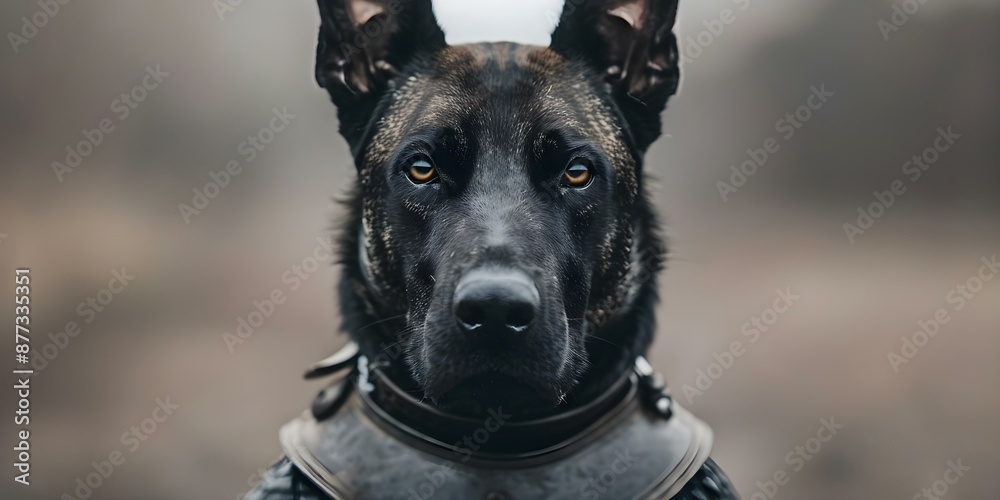 Evil dog warrior instills fear in enemies with fierce combat skills ...