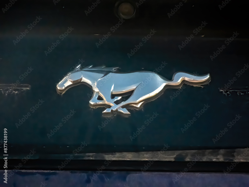 Calgary, Alberta, Canada. Jul 07, 2024. A close-up of the iconic silver ...