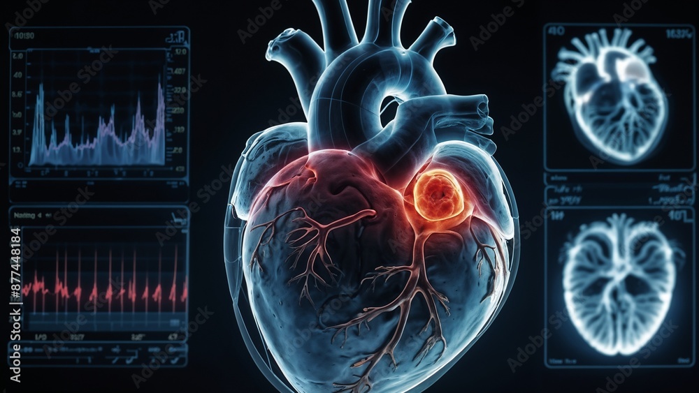 The atria are the upper chambers of the heart. They receive blood from ...