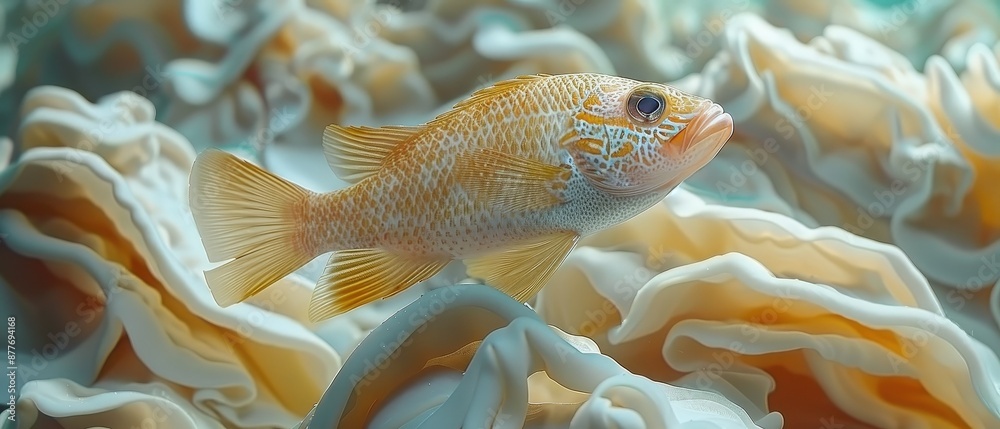 Cute 3D Blender canaries wearing tiny collars, interacting on a vibrant ...