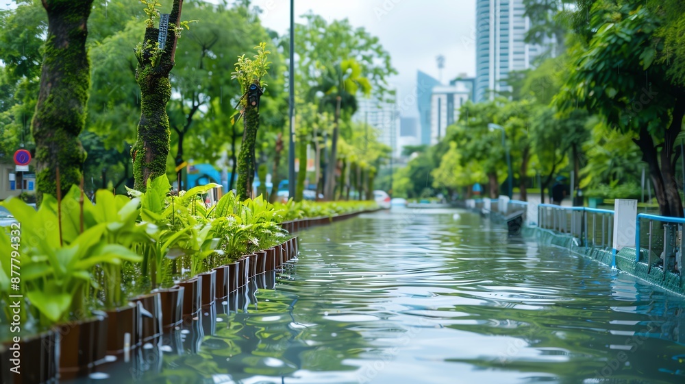 Comprehensive layout of advanced flood control devices for urban areas ...