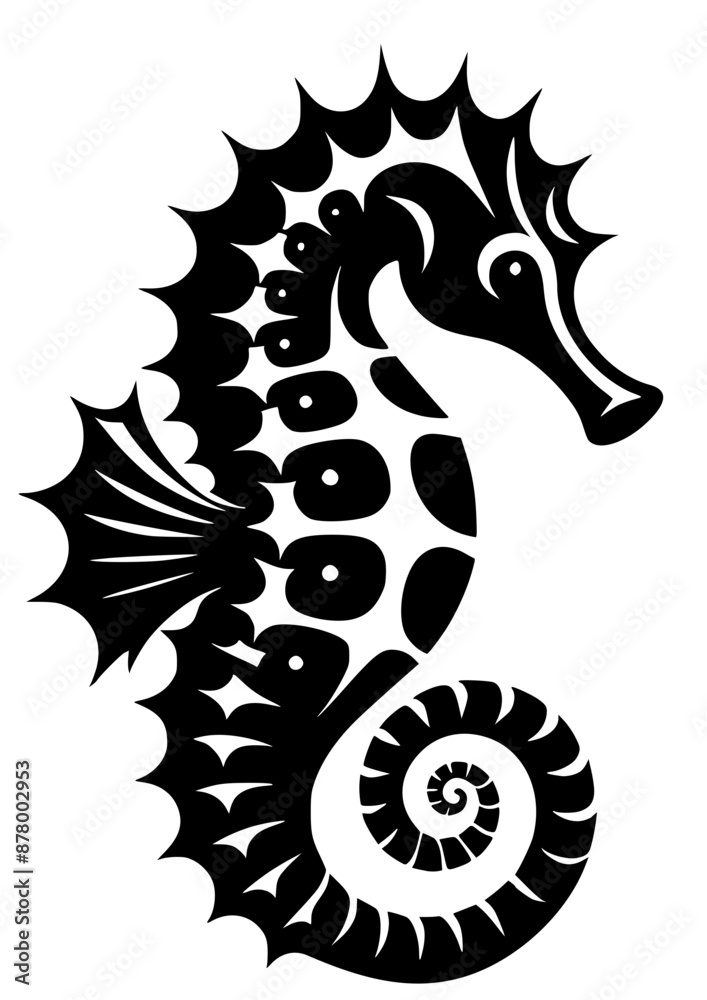 Sea Animals Ornate SVG, Seahorse Ornate SVG, Jellyfish SVG, Whale ...