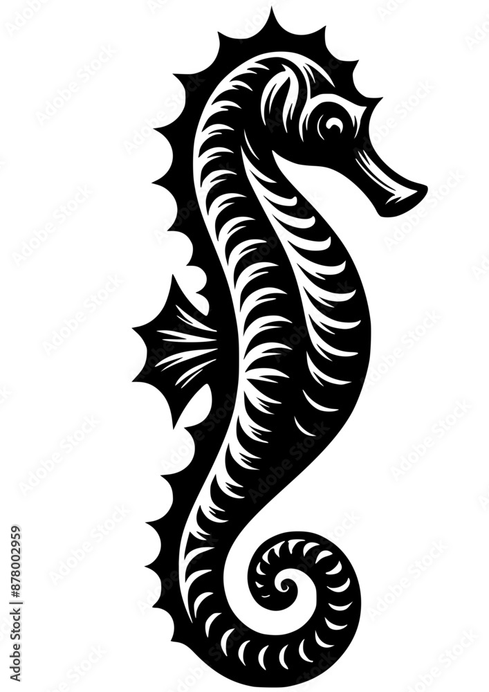 Sea Animals Ornate SVG, Seahorse Ornate SVG, Jellyfish SVG, Whale ...