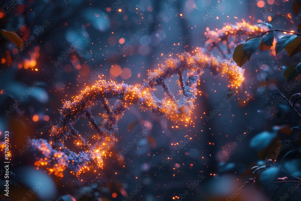 Ilustración de Stock CRISPR Gene Editing: An illustration of CRISPR-Cas9 technology editing a ...