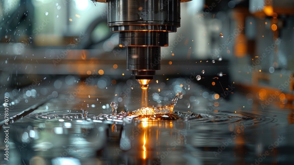 This machine uses a CNC endmill for metal materials, how the technology ...