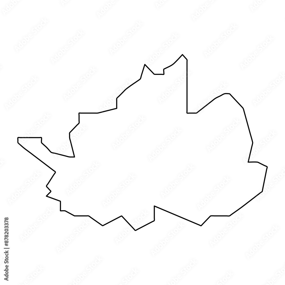 Cidra map, administrative division of Puerto Rico. Vector illustration ...