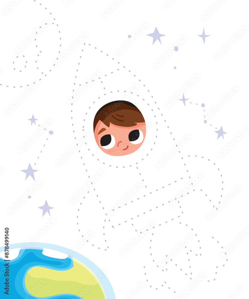 Game dot to dot. Connect the dots children educational drawing game ...