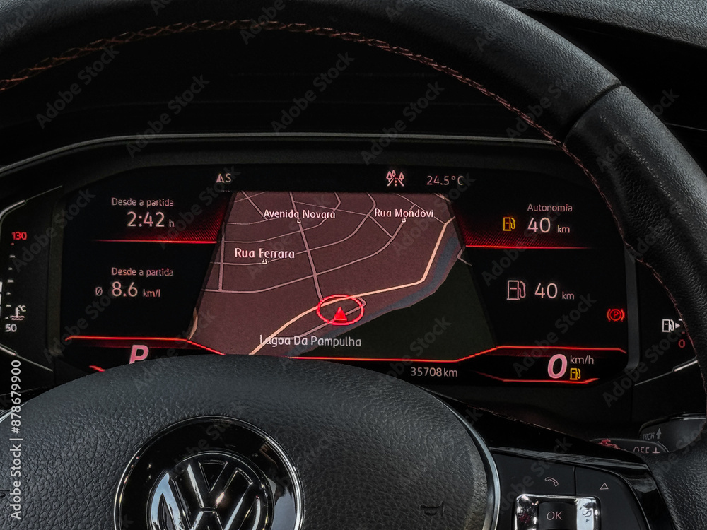 Volkswagen Polo GTS digital display Gauge Cluster, Sportscar interior ...