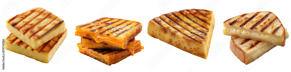 Queso Panela Asado or Grilled Panela Cheese clipart collection, symbol ...