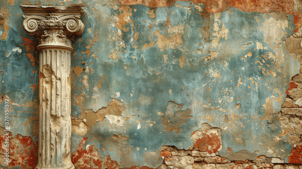 ancient greek roman empire texture wallpaper vintage aged cracked wall ...