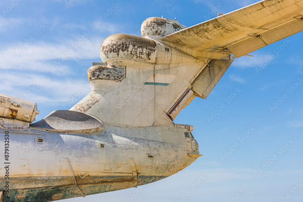 Derbent, Russia - May 11, 2024: Project 903 ekranoplan missile ship ...