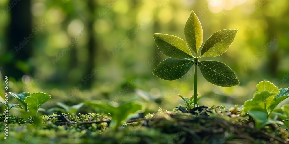 ภาพถ่าย Stock Green Leaf Pinwheel A Symbol of Clean and Renewable ...