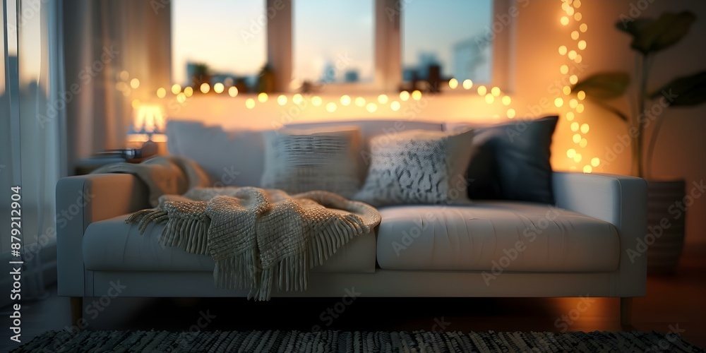 Cozy Lofi Living Room Virtual Background for Animated Stream Overlays ...