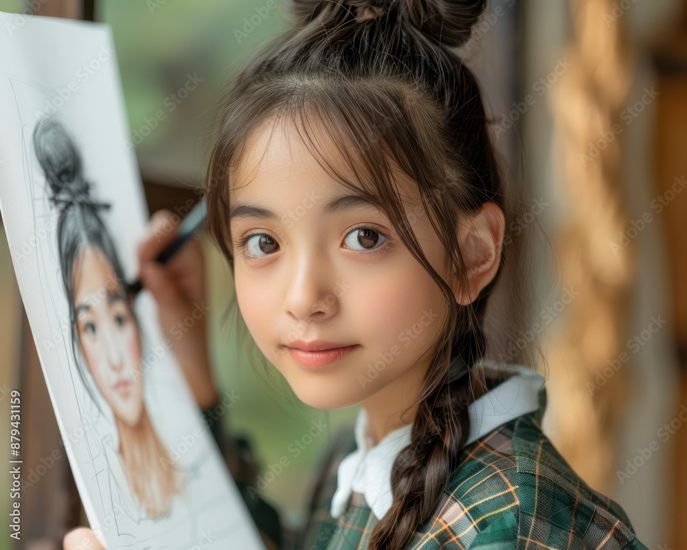 Talented Young Artist Creates Stunning Portraits on a Sketchboard, A ...