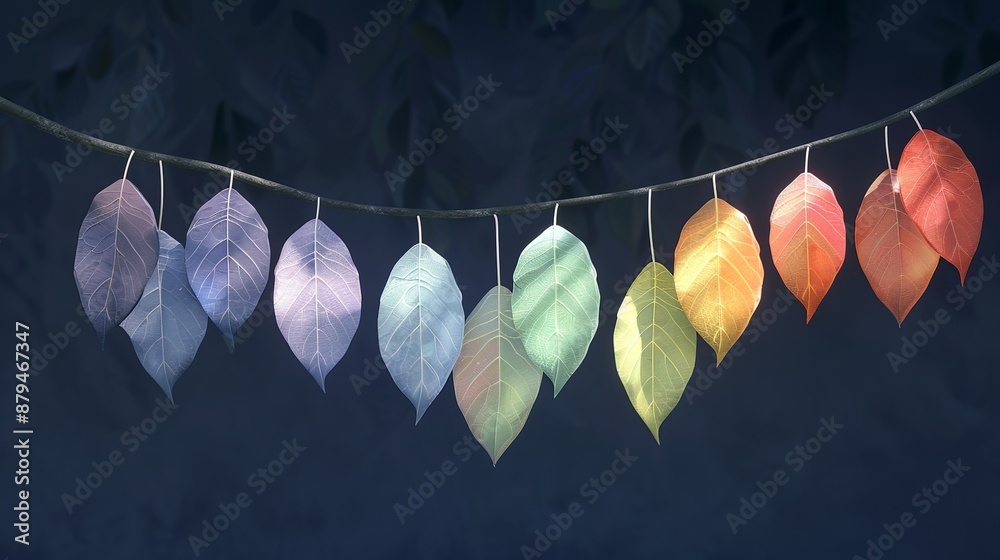 Abstract background of colorful nature scenes featuring vibrant floral ...