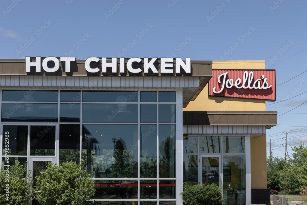 Joella's Hot Chicken fast food restaurant. Joellas is famous for hot ...