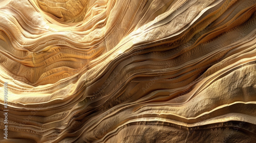 Dynamic texture on rock from water stream erosion, a testament to the ...