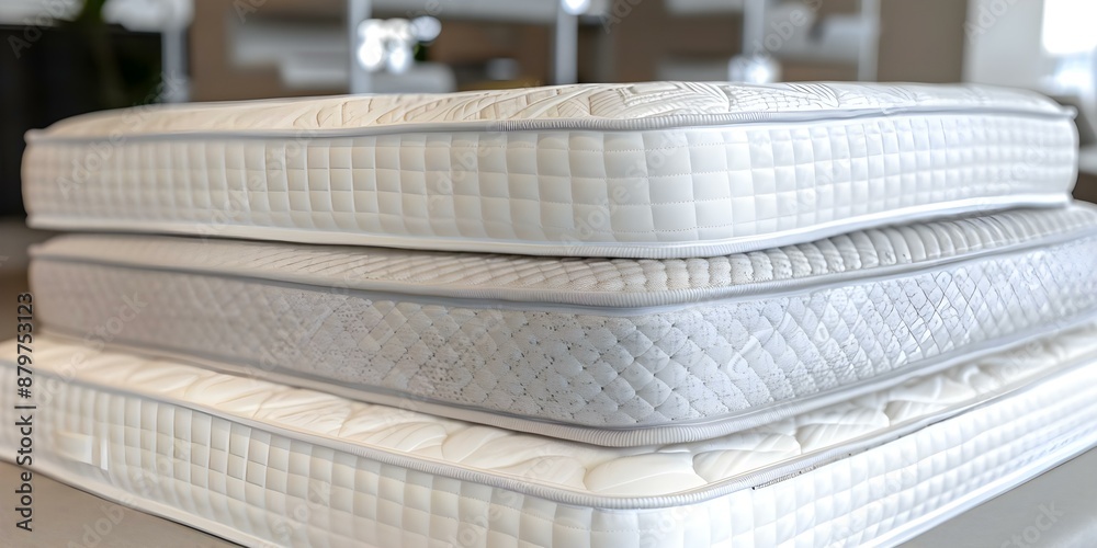 Comparing Four Types of Mattresses An Informative Table Display ...