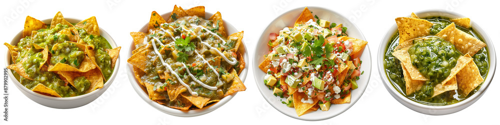 Chilaquiles Verdes or Green Chilaquiles clipart collection, symbol ...