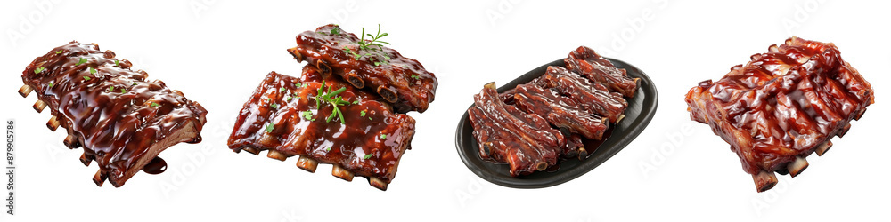 Braised Pork Ribs clipart collection, symbol, logos, icons isolated on ...