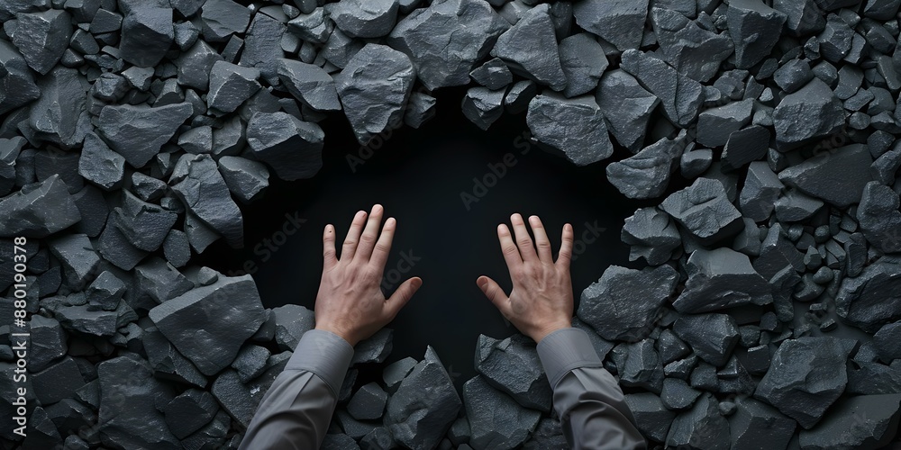 Embracing Freedom Symbolic Imagery of Overcoming Self-Doubt and ...