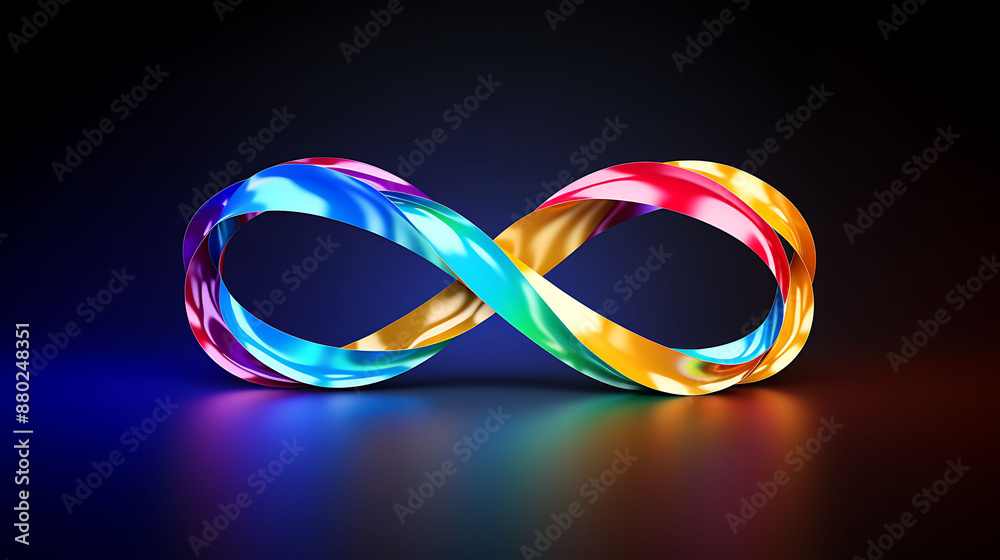 essence of World Autism Awareness Day through a striking background ...