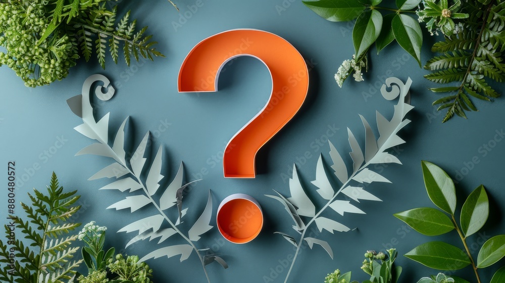 This minimalist design features a blue background with random icon ...