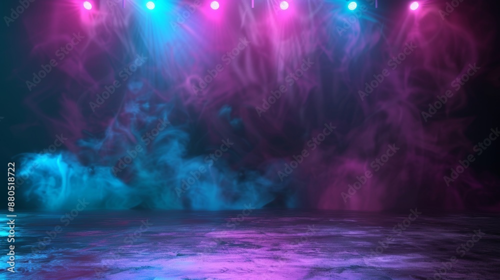 Lighting background with spotlight for modern dance productions. Empty ...