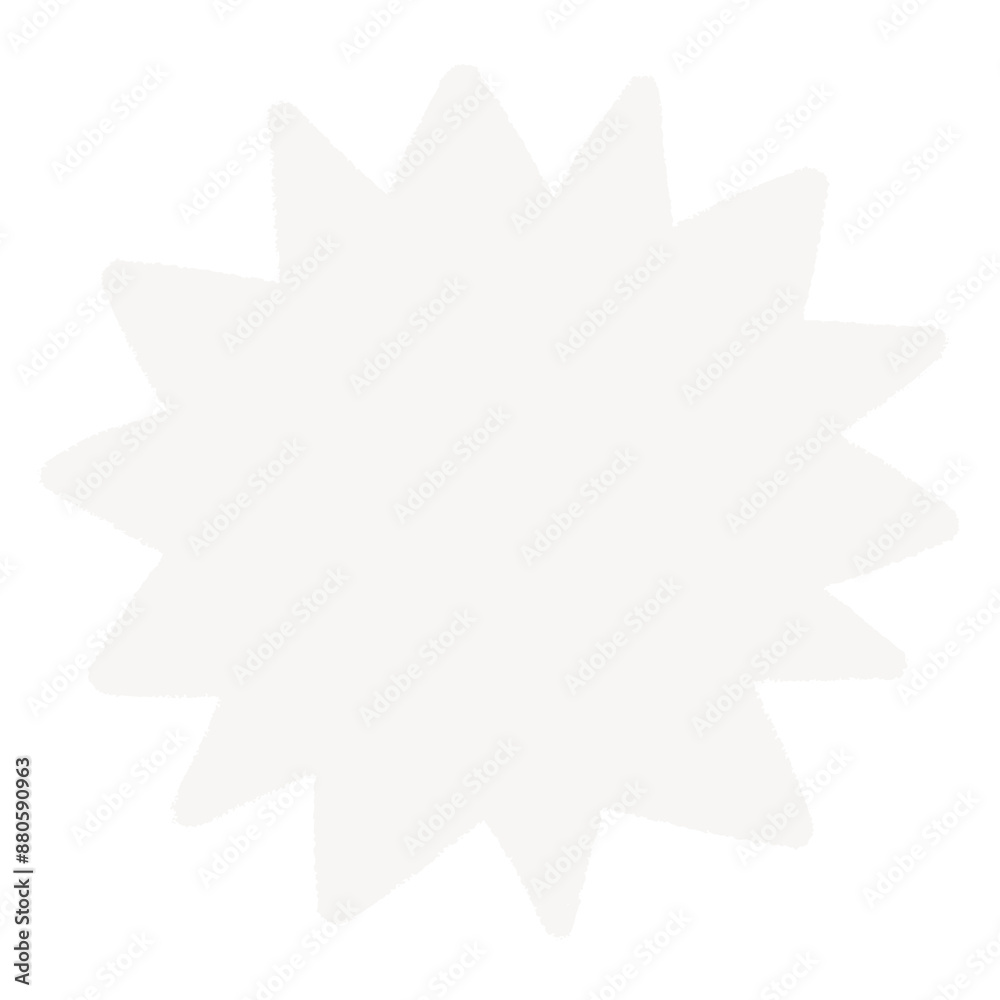 White starburst png badge sticker, transparent background Stock Photo ...