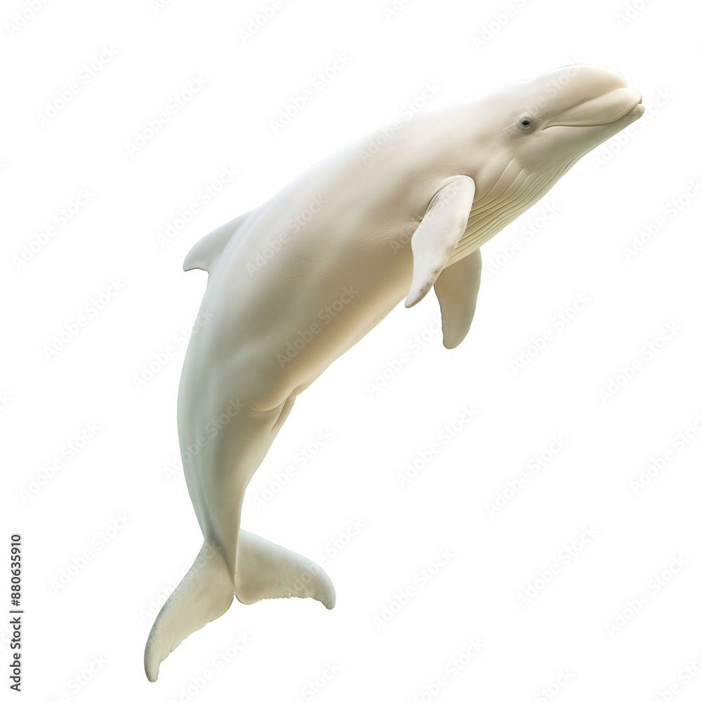Beluga whale, Fish, Isolated on Transparent Background, Graphic ...