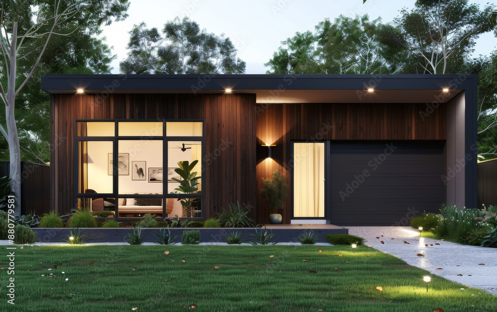 Modern timber cladding on the exterior of an Australian home, including ...