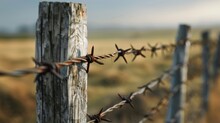 Abstract Barbed Wire Poster Free Stock Photo - Public Domain Pictures