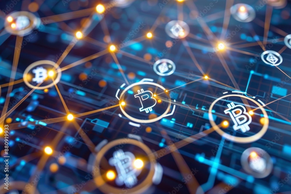 Token Economy Network, network of interconnected tokens representing ...