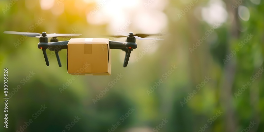 Fotografie Enhancing Rural Logistics with Efficient Drone Delivery ...