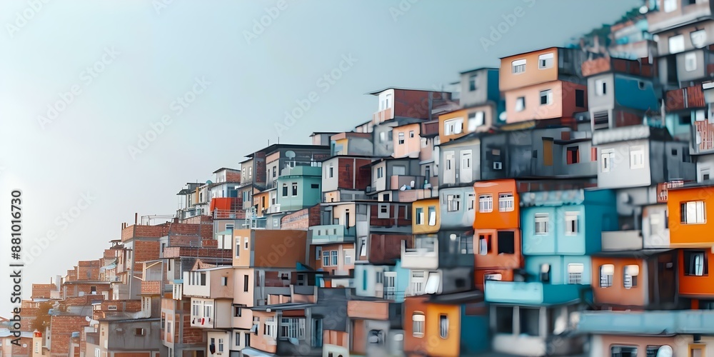 Rocinha in Rio de Janeiro Latin America's largest slum with historical ...