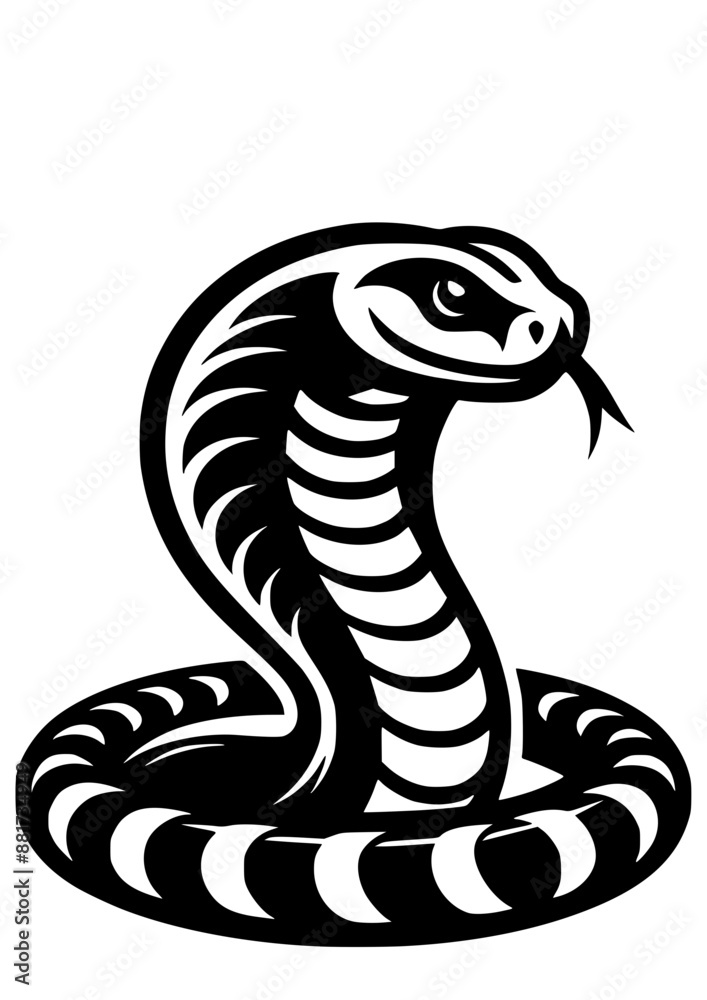 Image vectorielle Stock Snake SVG, Reptile SVG, Cobra SVG, Vipper SVG ...