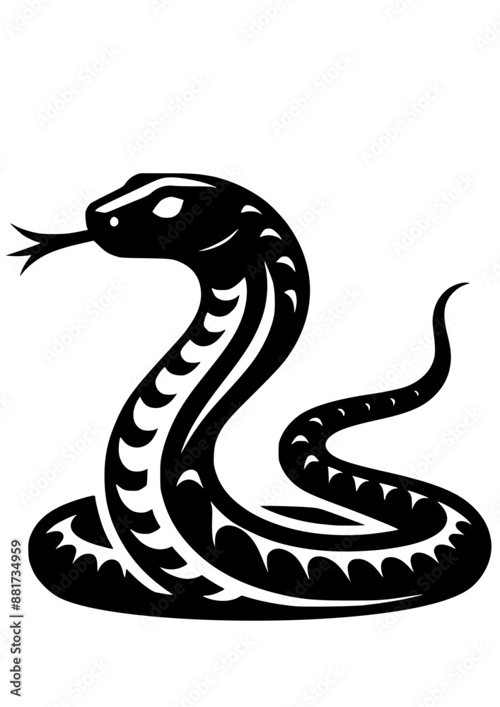 Image vectorielle Stock Snake SVG, Reptile SVG, Cobra SVG, Vipper SVG ...