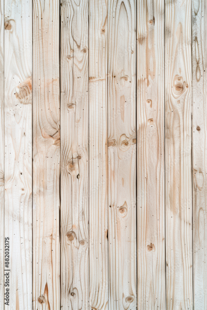 Vertical planks of light-colored wooden texture creating a natural and ...