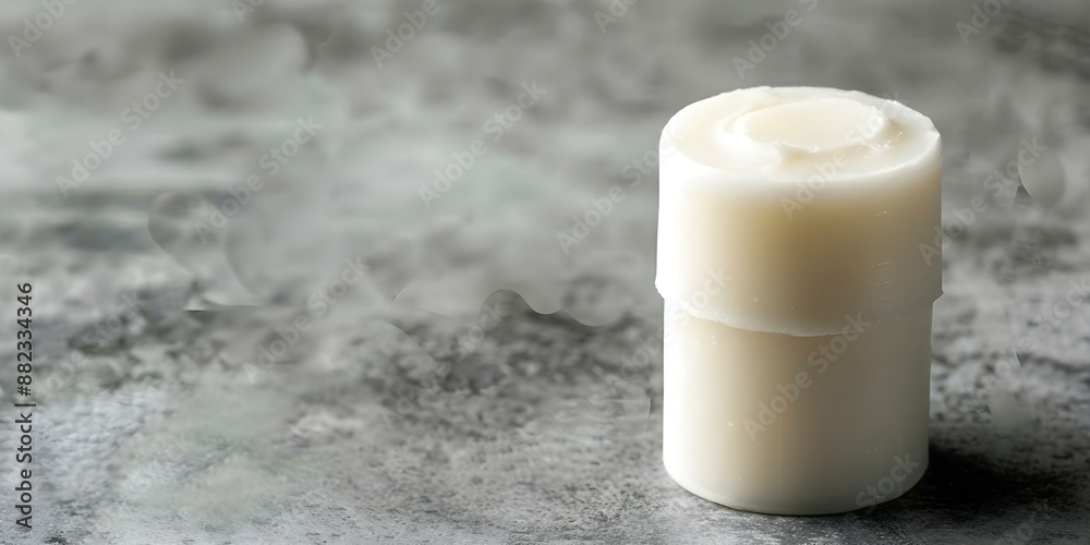 Promote natural homemade deodorant stick with ample blank space for ...