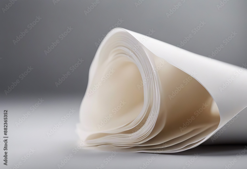 blank design banner wall poster white paper wrinkled mockup background ...