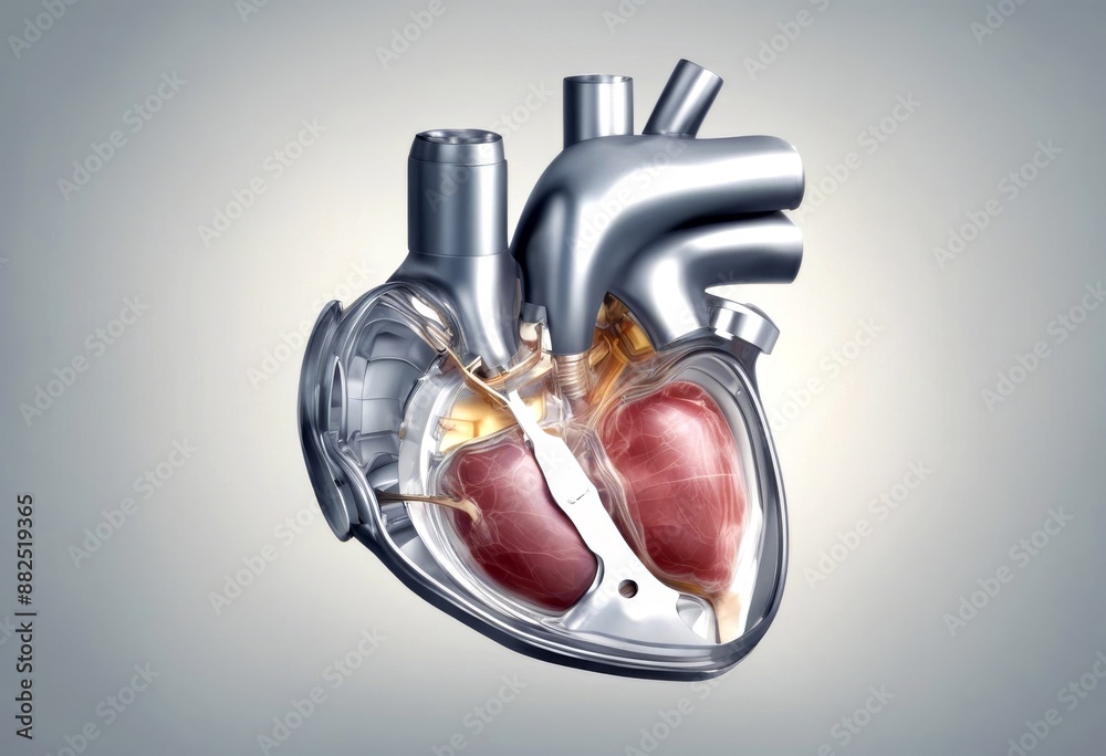Ilustração science valve art educational human implant diagram ...