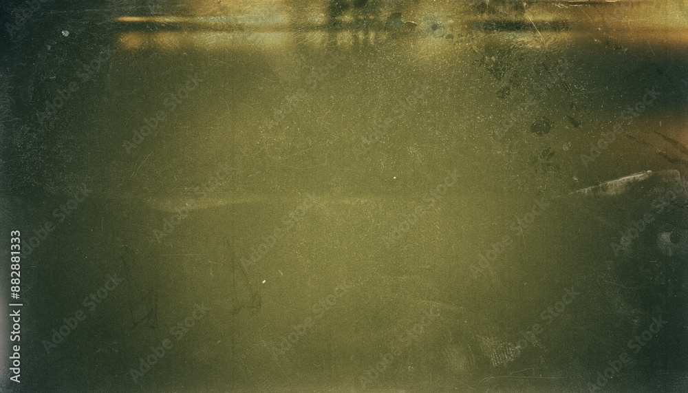 Old grunge photographic glass plate negative, analogic overlay ...