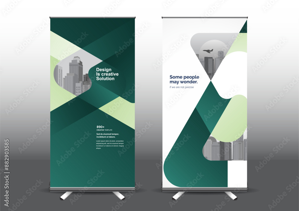 RollUp template vector illustration, Designed for style applied to the ...