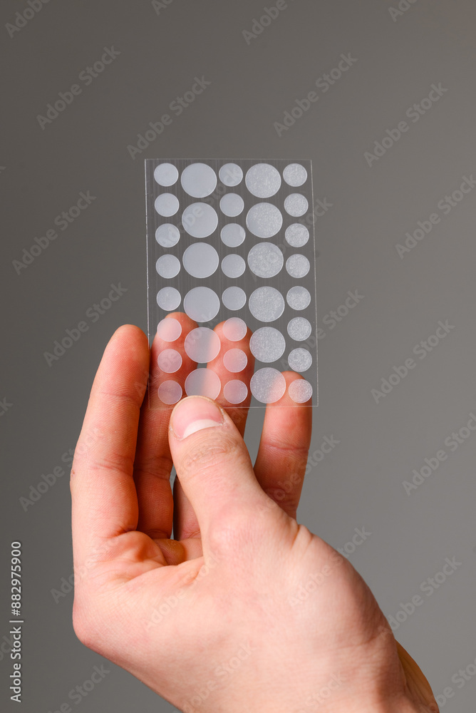 Acne pimple patch that helps to get rid of zits on problematic parts of ...