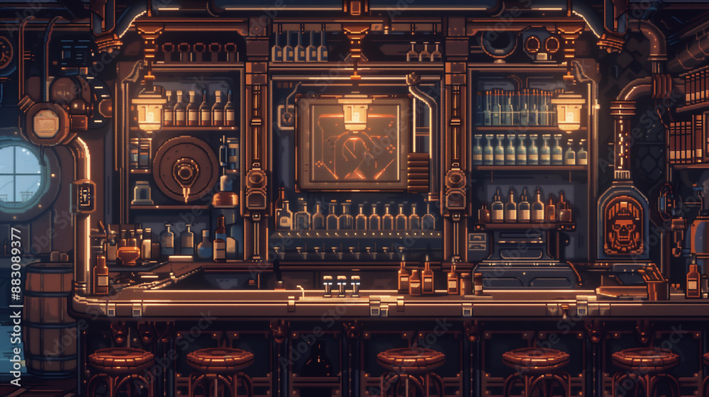 steampunk pub