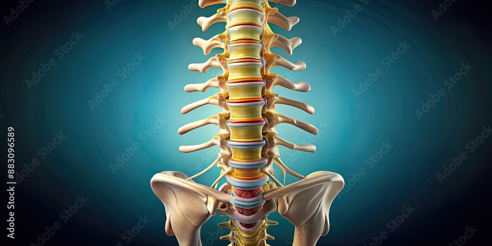 Anatomical of the lumbar spine and lumbar vertebra , lumbar spine ...