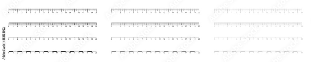 Stock illustrations on the theme Different measuring scales with ...