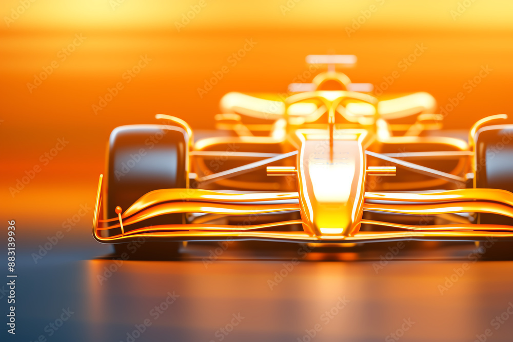 Closeup of the F1 cars monocoque structure, emphasizing safety and ...