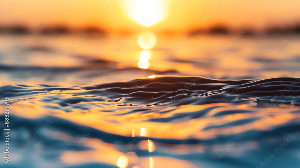 Evaporation process with suns heat turning surface liquid into vapor ...
